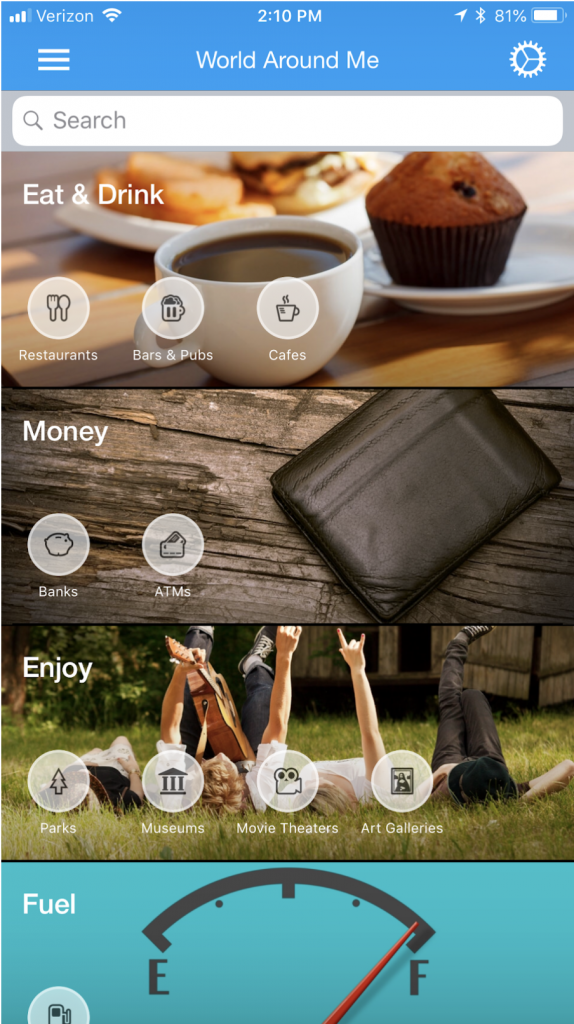 Find Things To Do All Over The World With The World Around Me AR App ...